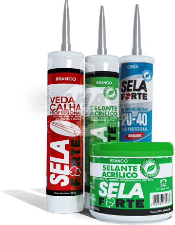 SELAFORTE selantes profissionais: veda-calha, selante acrílico, PU-40 ...